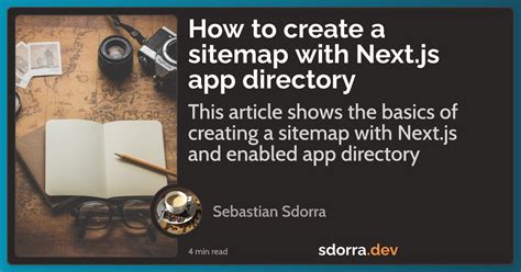 How To Create A Sitemap With Next Js App Directory Sdorra Dev