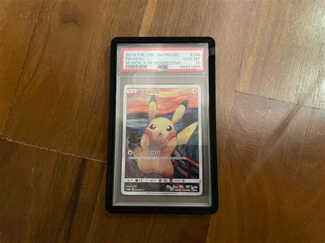 Psa 10 Pikachu Munch Scream Hobbies And Toys Toys And Games On Carousell