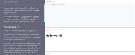 a simpler framework svelte mitrais