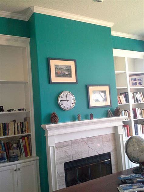 Turquoise Accent Wall Turquoise Room Living Room Turquoise Accent