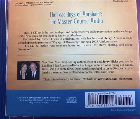 Komplet Cdjev The Teachings Of Abraham Esther And Jerry Hicks