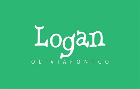 Logan Font By Oliviafontco · Creative Fabrica