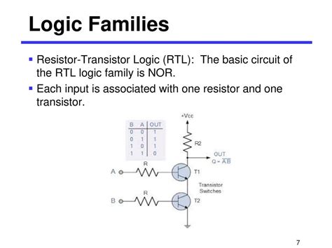Logic Families Significance And Types Of Logic Families Electrical4u