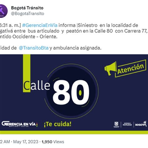 Accidente Entre Un Bus De Transmilenio Y Un Ciclista Genera Un