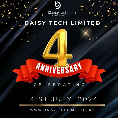 Daisy Tech Limited On Linkedin Daisytechlimited 4yearanniversary