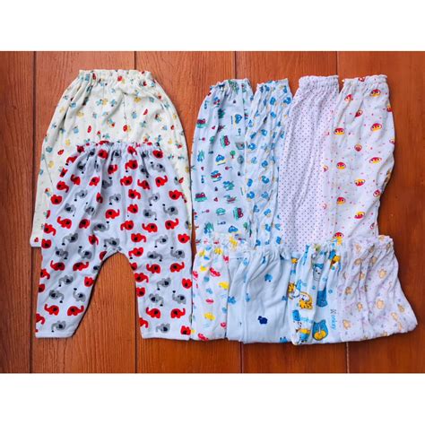 3ตัว กางเกงขายาวเด็กแรกเกิด กางเกงต่อเป้า 0 9กก Shopee Thailand
