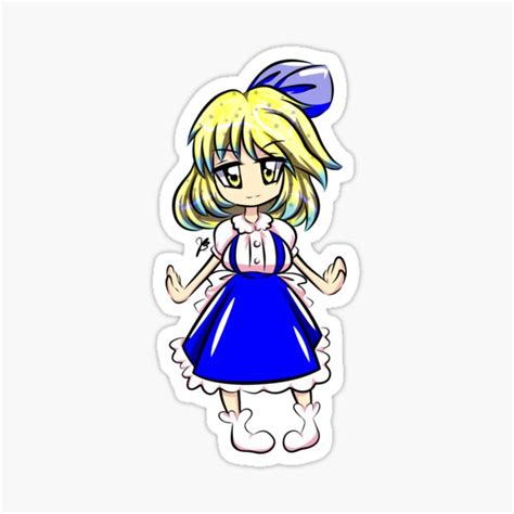 Chibi Alice Pc98 Sticker For Sale By Lotusmicecenter Redbubble