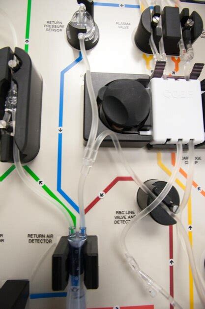 Premium Photo Close Up Of Apheresis Machine In Hospital