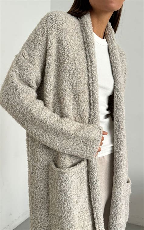 Lyra Cardigan Beige Melange Beige Cardigan Cardigan Modern Outfits