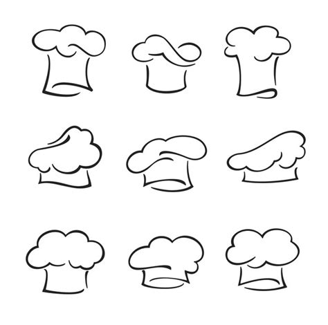 Premium Vector Chef Hat And Toque Cook Or Baker Isolated Caps