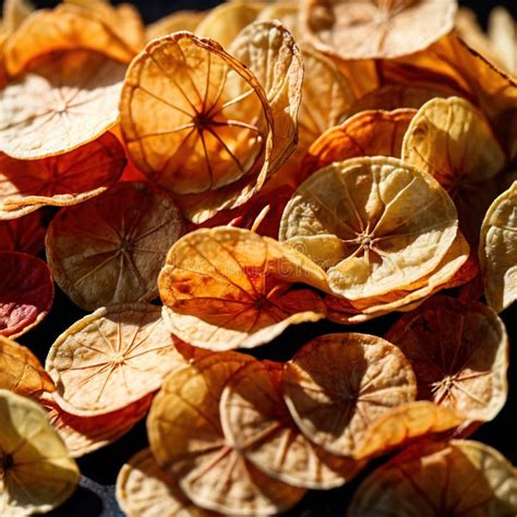 Vegetable Chips Assorted Fried Vegetables Thinly Sliced Healthy Snack Stock Illustration