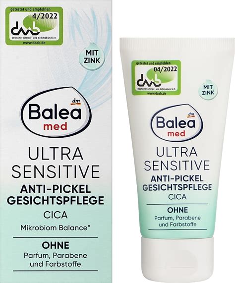 Balea Med Ultra Sensitive Anti Pickel Крем для лица против прыщей купить по лучшей цене в