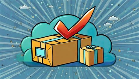 3d Delivery Package And Check Cross Mark Shipping Box And Cardboard Box