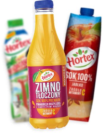 Produkty Hortex Prosto z natury Mrożonki i soki Hortex