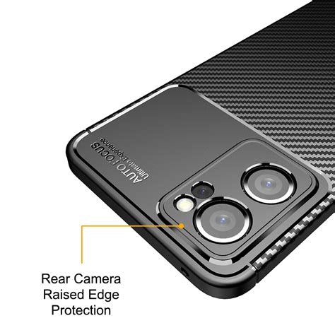 Flexi Carbon Fibre Case For Oppo Find X Lite Black Pattern