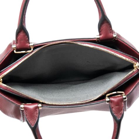 Cartier Dark Red Leather Mini C De Cartier Satchel At 1stdibs Cartier