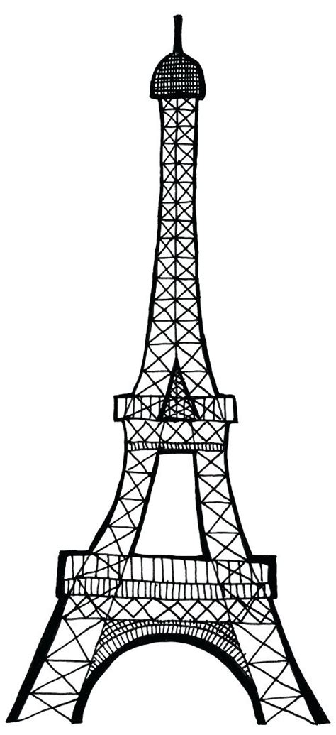 Eiffel Tower Drawing Outline At PaintingValley Com Explore Collection Of Eiffel Tower Drawing