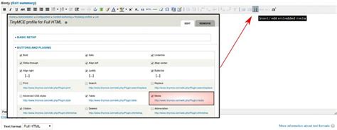 Iframe Tags In Tinymce Editor And Drupal 7x Rainnic In The Clouds