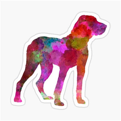 Ariege Pointer In Watercolor Sticker For Sale By Paulrommer Redbubble