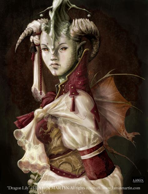 Dragon Lily By Laminillustration On Deviantart