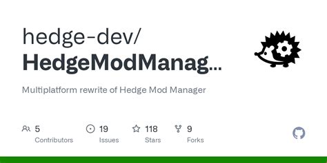 GitHub Hedge Dev HedgeModManager Multiplatform Rewrite Of Hedge Mod