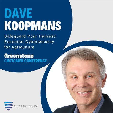 Secur Serv On Linkedin Greenstoneconference Cybersecurity Agriculturesecurity