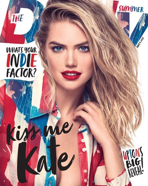 Kate Upton Gets Patriotic In The Daily Summer Cover Shoot Fashion