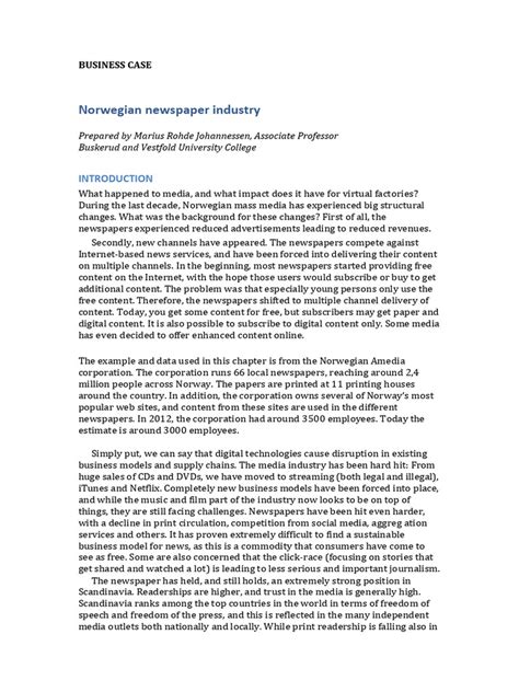 Case Studies Book Pdf Newspapers Information Technology