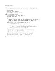 Mystring Java Package Exam Clase Mystring Exercise Lab