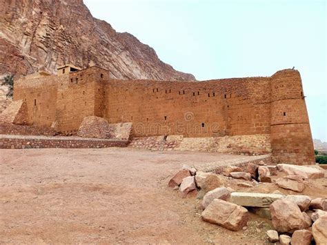 Panoramic Of The Monastery Of Saint Catherine In The Sinai Peninsula