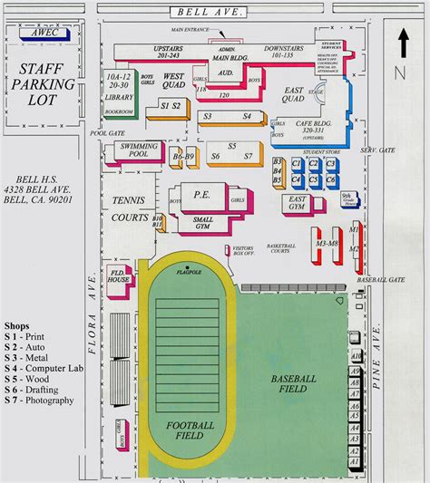 Allen High School Campus Map
