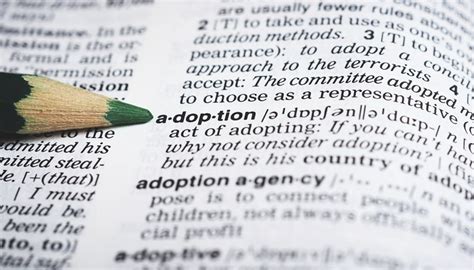 Glossary Of Adoption Terms Adoptive Families