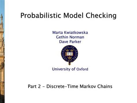 Discrete Time Markov Chains Prism