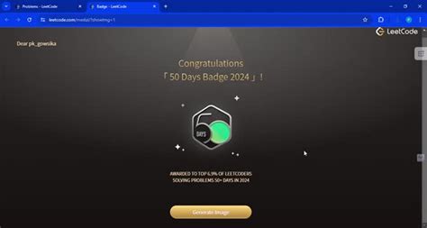 Gowsika Pk On Linkedin Leetcode Programming Coding Milestone