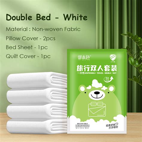 Disposable Bed Sheet Cover Travel Bedsheet Cover Hotel Bed Cover Single Bed Double Bed Sheet