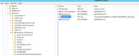 Windows Does Not Produce Full Crash Dumps Even Though Registry Is Set
