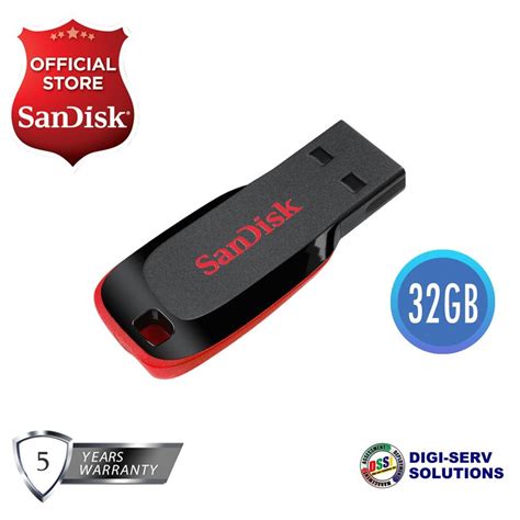 SanDisk SDCZ50 032G Cruzer Blade 32GB Flash Drive Shopee Philippines
