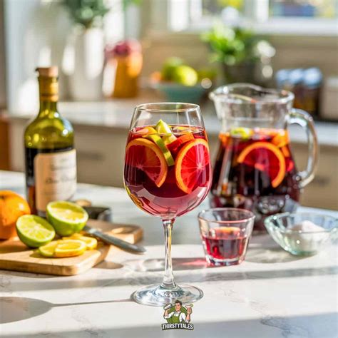 Classic Red Wine Sangria Cocktail Recipe Thirsty Tales