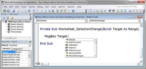 Run A Macro When A User Does Something In The Worksheet In Excel TeachExcel Com