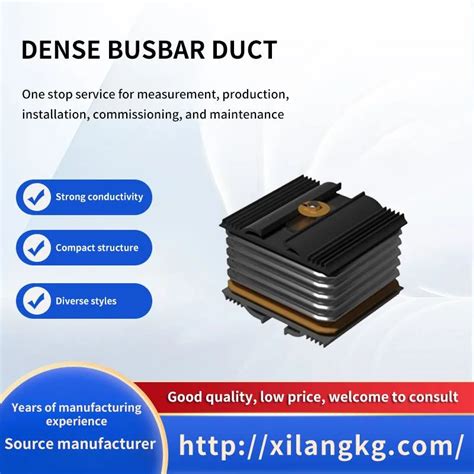 Dense Busbar Duct Tube Type Air Type Busbar Duct Plug In Enclosed