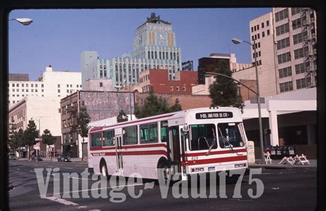 Original Slide Bus 409 Torrance Transit Kodachrome 1987 California