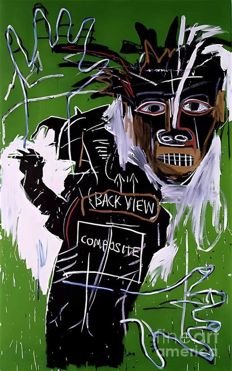 Self Portrait As A Heel Part Two 1982 Painting By Jean Michel
