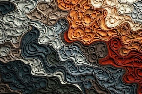 Ondas De Color Como Fondo Y Textura Foto Premium