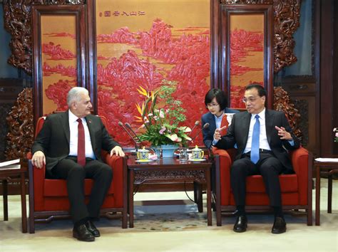 李克强会见土耳其大国民议会议长耶尔德勒姆 国务院动态 中国政府网