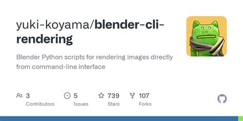 github yuki koyama blender cli rendering blender python scripts for