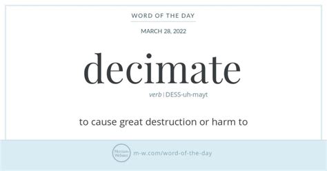 Decimate The Declaration