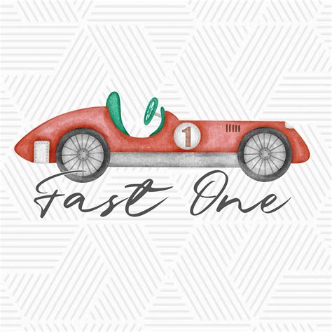 Fast One Red Race Car First Birthday Png Racing 1st Birthday Shirt