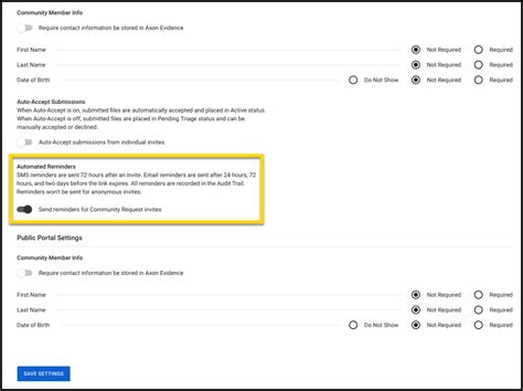 Community Request Automated Reminders