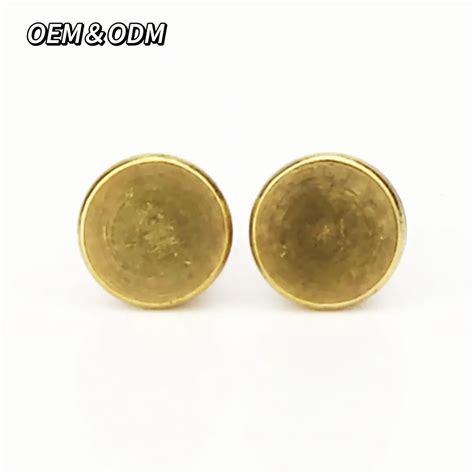 Oem Copper Rivets Flat Round Head Semi Tubular Binding Rivet China