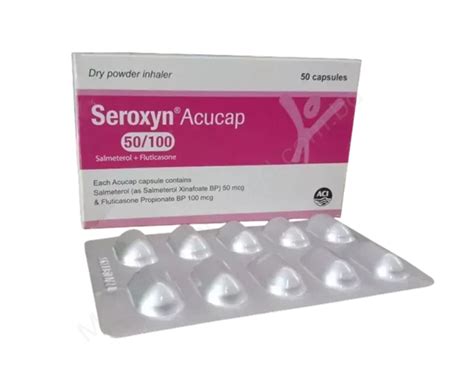 Salmeterol Fluticasone Propionate Seroxyn 50 Mcg100 Mcg 50 Mcg